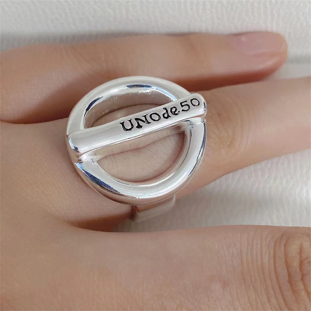 UNO De 50 Ring ON / OFF Ring Silver Plated Gift /women Jewelry silver ...