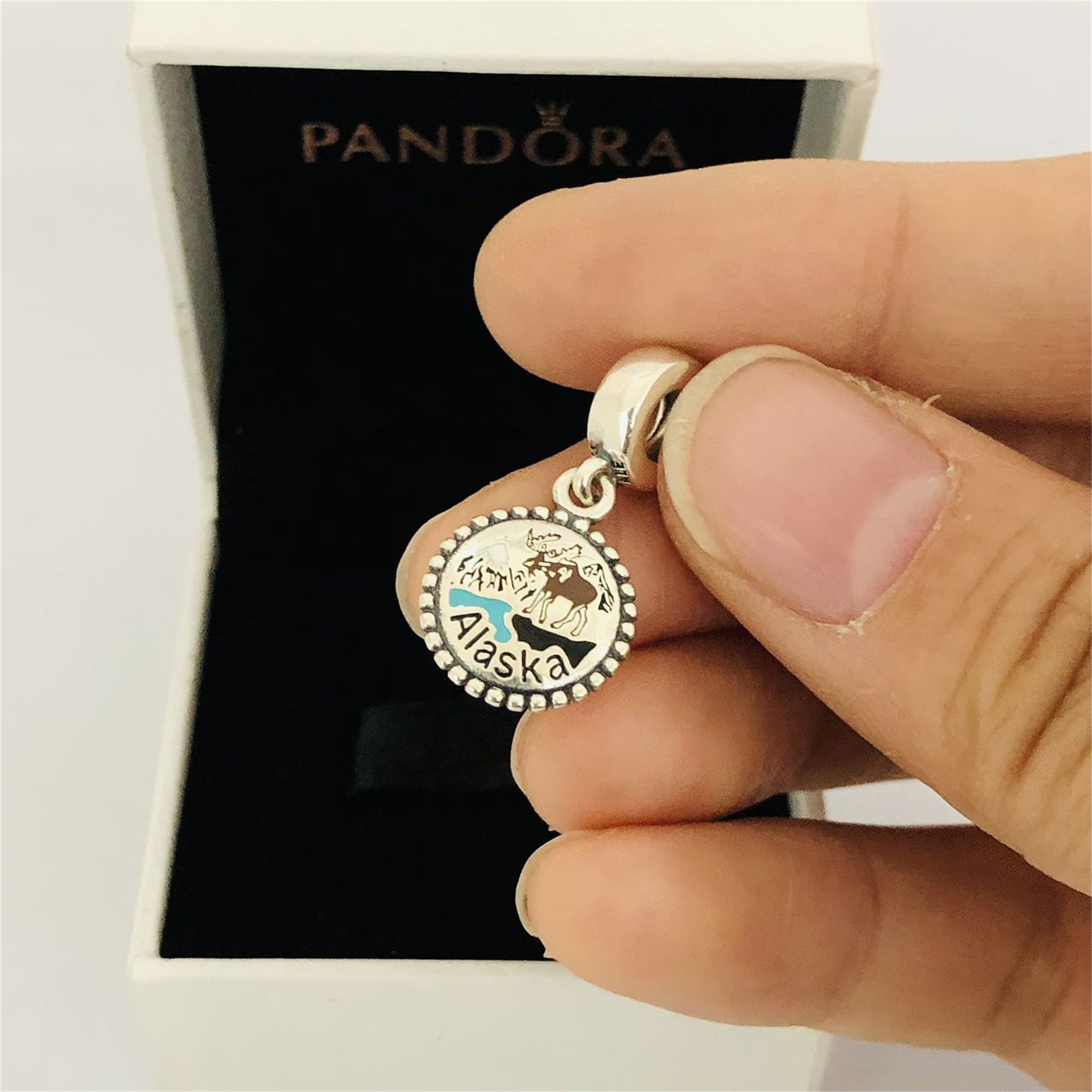 Pandora Alaska Exclusive Charm Moose Travel Dangle Charm - Etsy