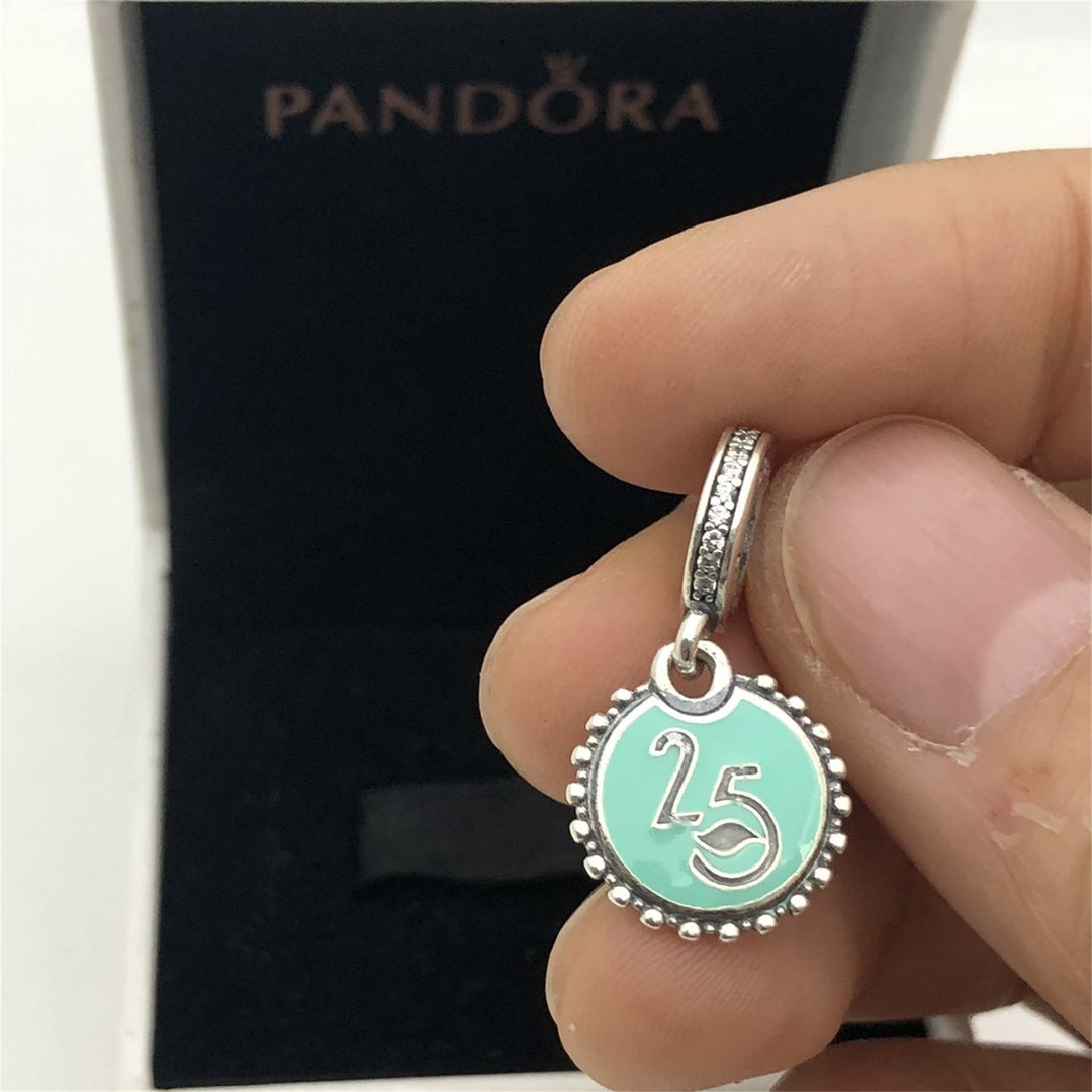 Pandora Cruise Line 25th Anniversary Dangle Charm Pendant S925 Sterling ...