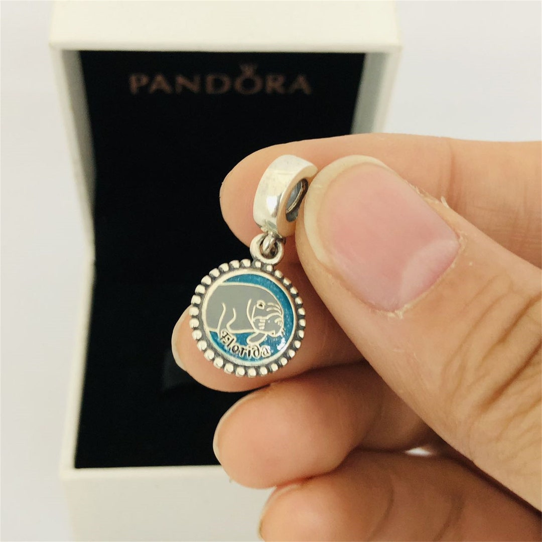 Pandora Manatee Charm Florida Exclusive Dangle Charm Pendant - Etsy