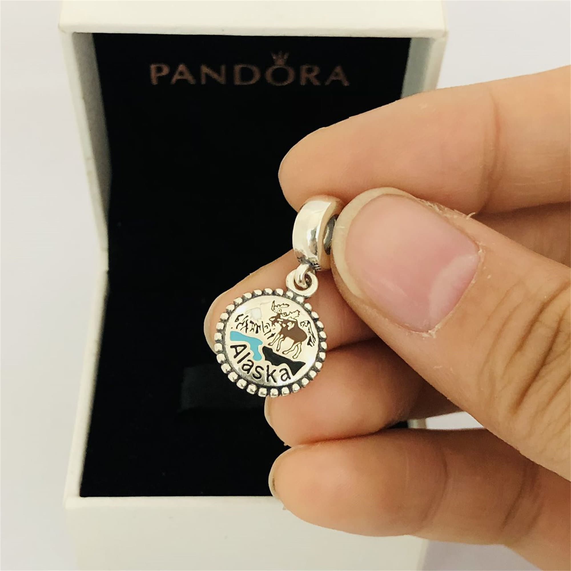 Pandora Alaska Exclusive Charm Moose Travel Dangle Charm - Etsy