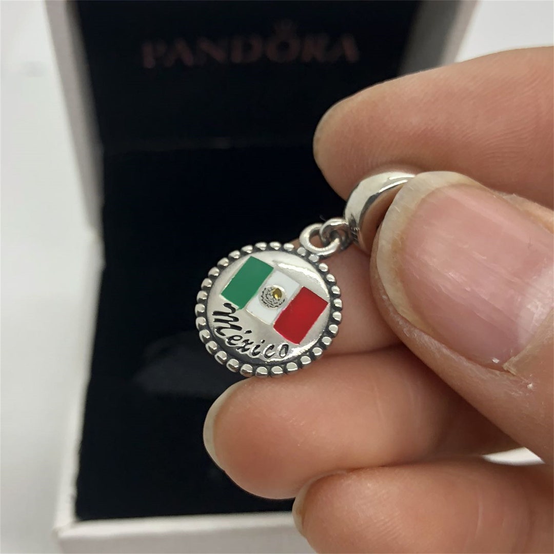 Pandora Mexico Flag Charm Pendant Travel Themed Charm Gifts Pendant ...