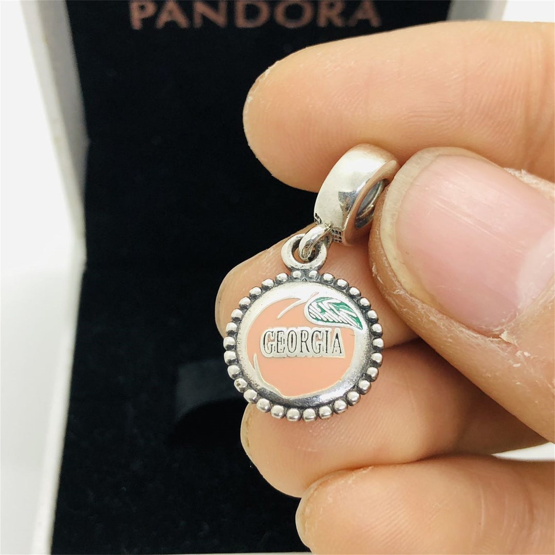 Pandora Georgia Dangle Charm Georgia Peach Dangle Charm Travel Charm ...