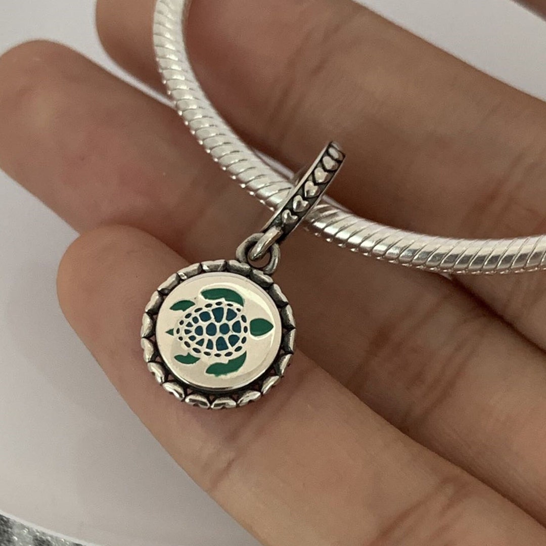 Pandora Florida Beach Tortoise Charm Travel Pendant S925 Sterling ...
