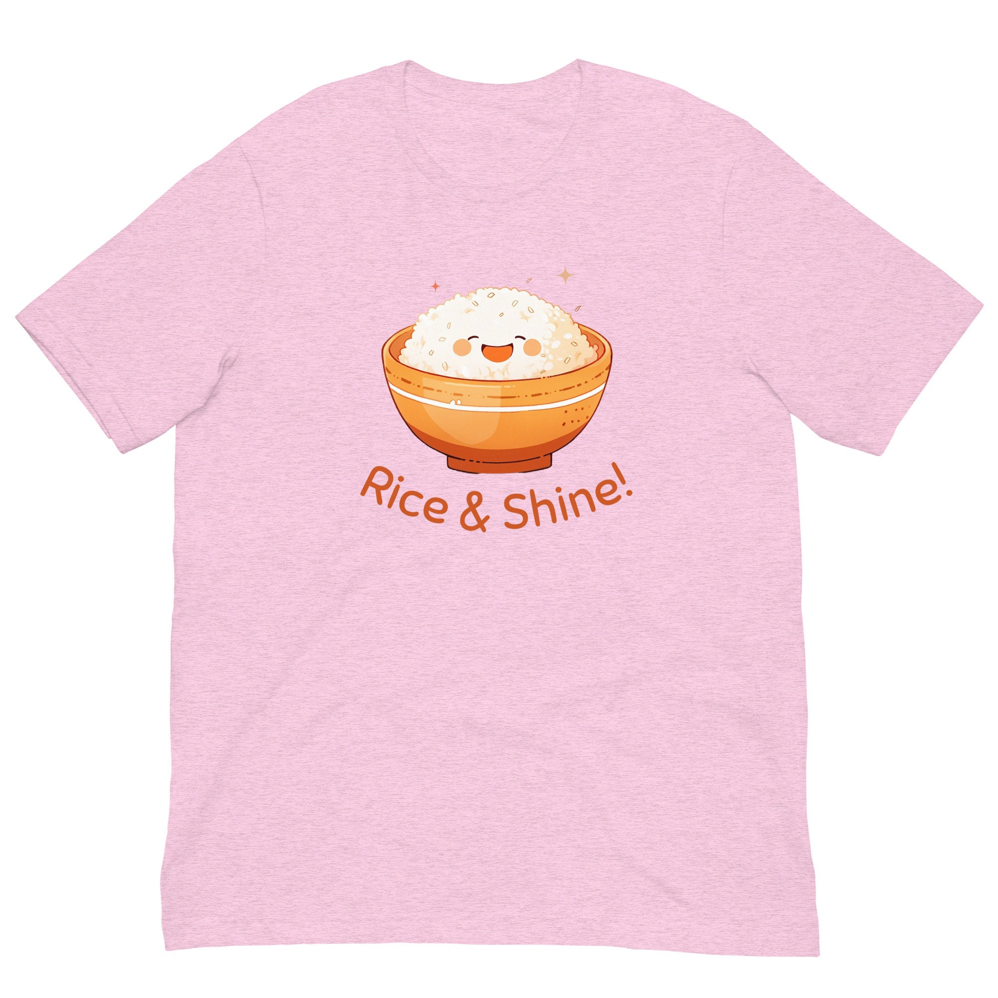 Cute Rice T-shirt Rice & Shine Kawaii Tee Gift for Asian Foodie Funny ...
