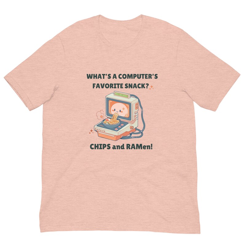 Funny Tech Programmer Shirt | Computer Puns Tee | Ramen Lover Pun ...