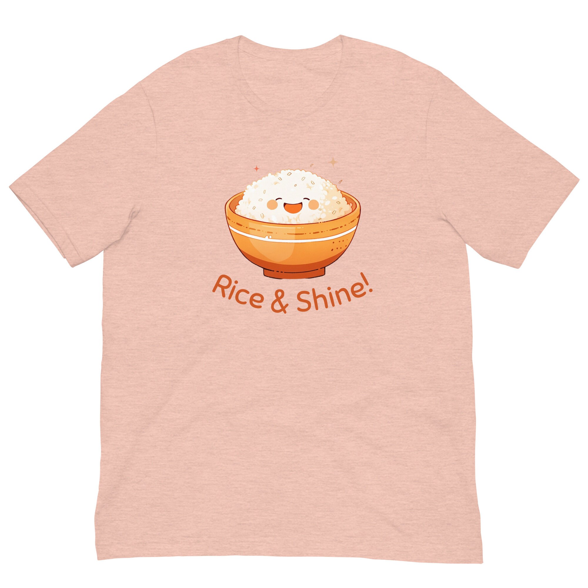 Cute Rice T-shirt Rice & Shine Kawaii Tee Gift for Asian Foodie Funny ...