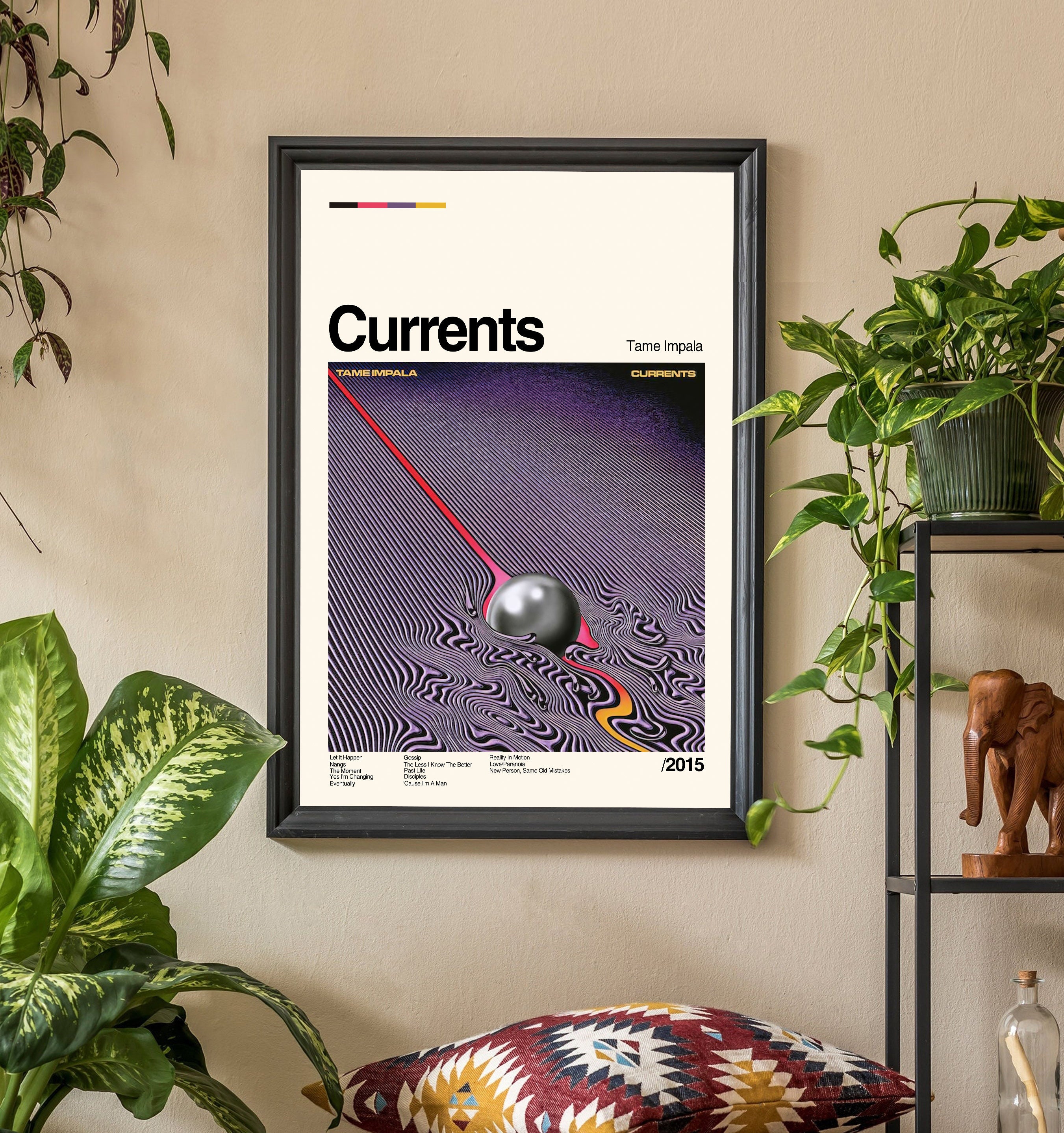 Currents Poster, Tame Impala Poster Haiti Ahren Antonellaによるデザイン・販売する。