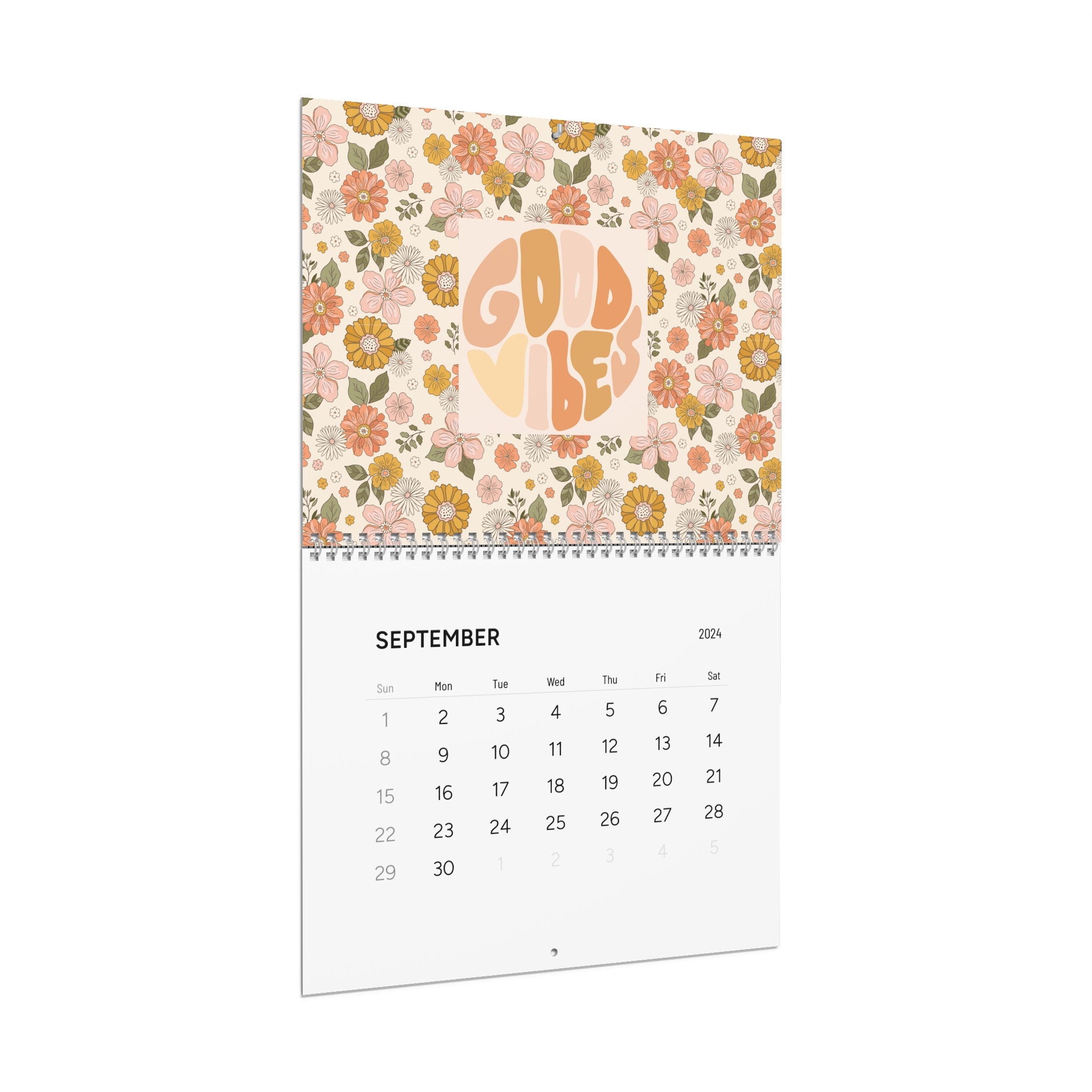 Groovy Retro Hippy Wall Art Calendar 2024 sold by Wei shao | SKU ...