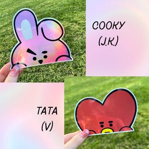 BTS BT21 Peeker Car Decals | BTS Stickers | BT21 Decal | BTS Car Decals ...