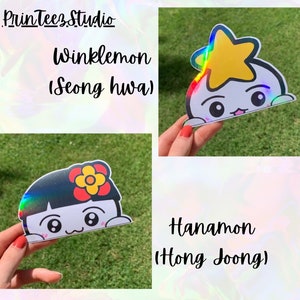 Ateez Teezmon Peeker Car Decals Ateez Stickers Mito Teezmon Sticker ...