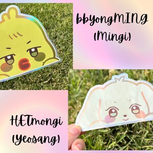 Ateez Aniteez Peeker Car Decals | Ateez Stickers | Aniteez Decal ...