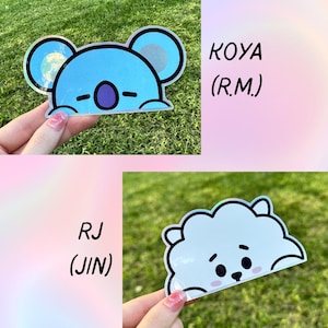 BTS BT21 Peeker Car Decals | BTS Stickers | BT21 Decal | BTS Car Decals ...