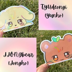 Ateez Aniteez Peeker Car Decals | Ateez Stickers | Aniteez Decal ...