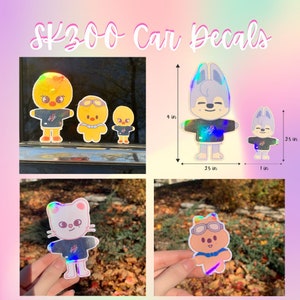 SKZOO Car Decals Stray Kids Stickers SKZOO Pilot Stray Kids Car Decal ...