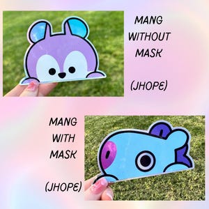 BTS BT21 Peeker Car Decals | BTS Stickers | BT21 Decal | BTS Car Decals ...