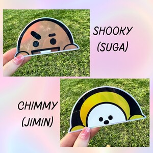 BTS BT21 Peeker Car Decals | BTS Stickers | BT21 Decal | BTS Car Decals ...