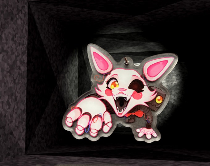FNAF Mangle Keychain and Sticker - Etsy