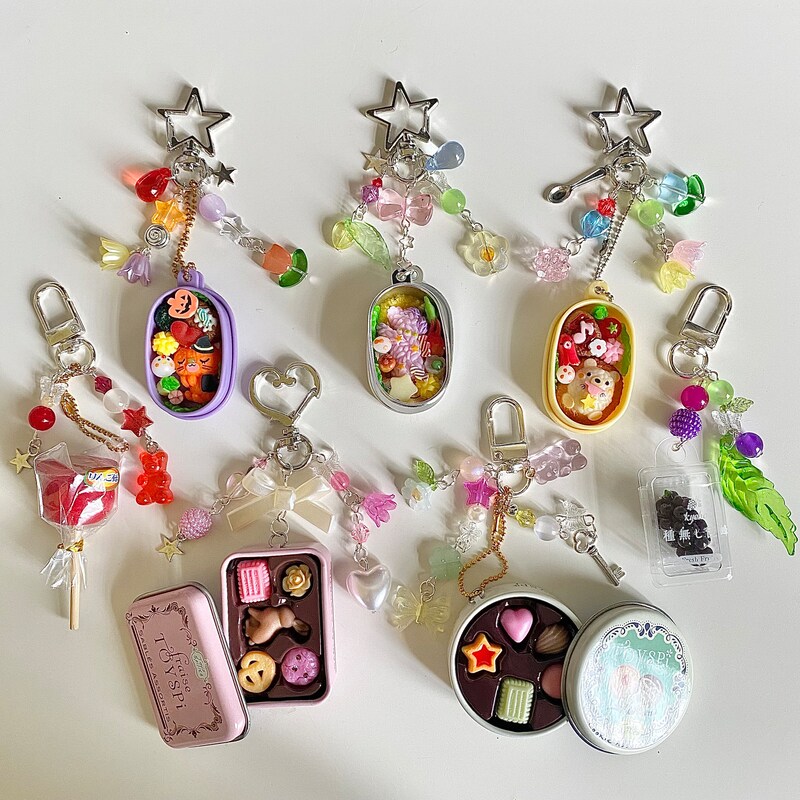 Food Keychain - Etsy