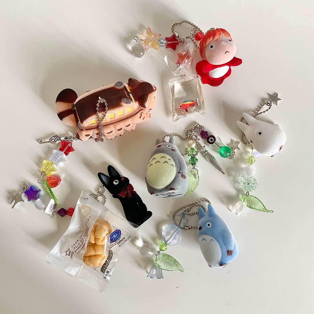 Studio Ghibli Beaded Keychains - Etsy
