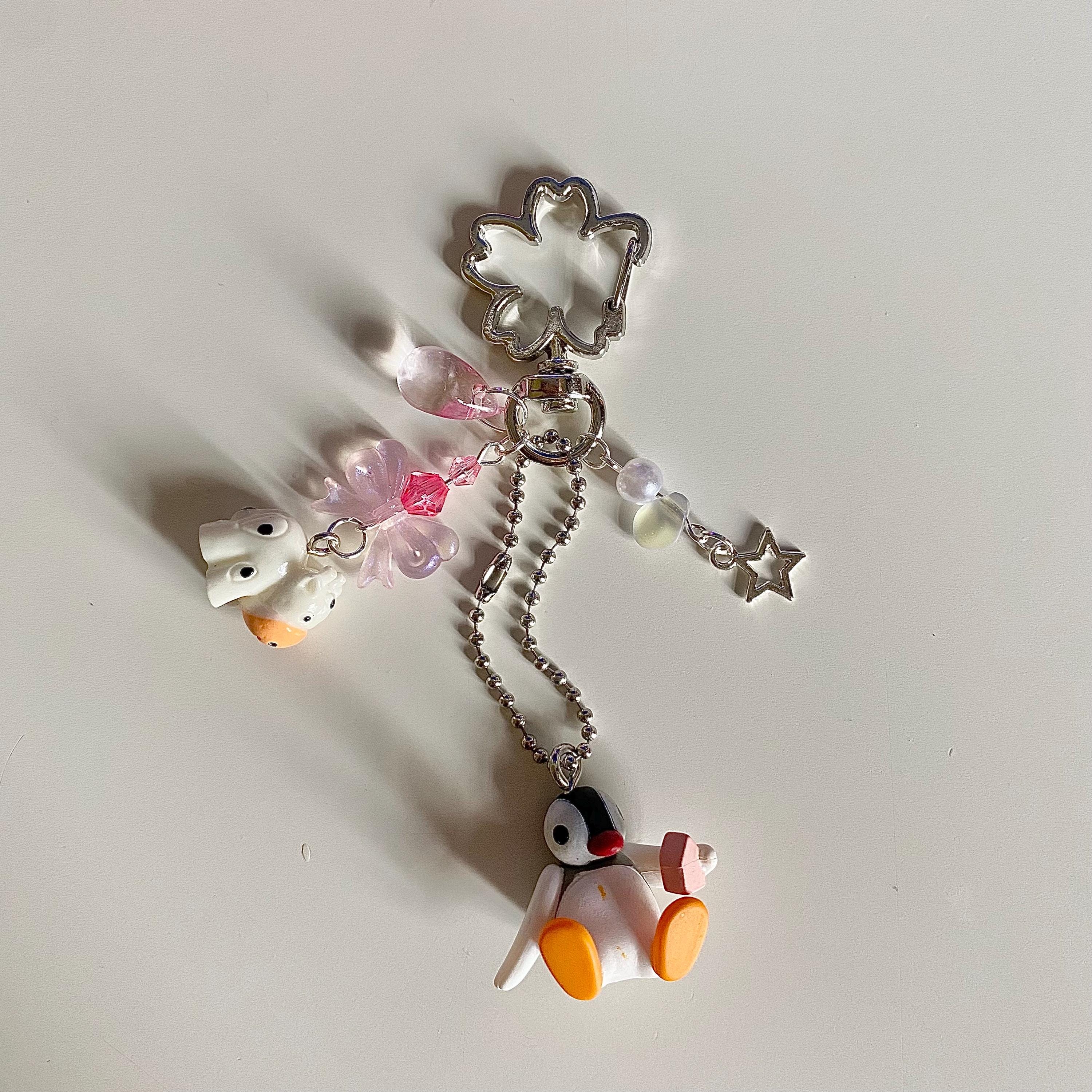 Pingu Beaded Keychains - Etsy