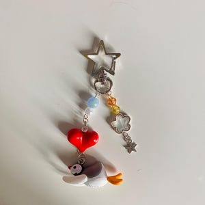 Pingu Beaded Keychains - Etsy