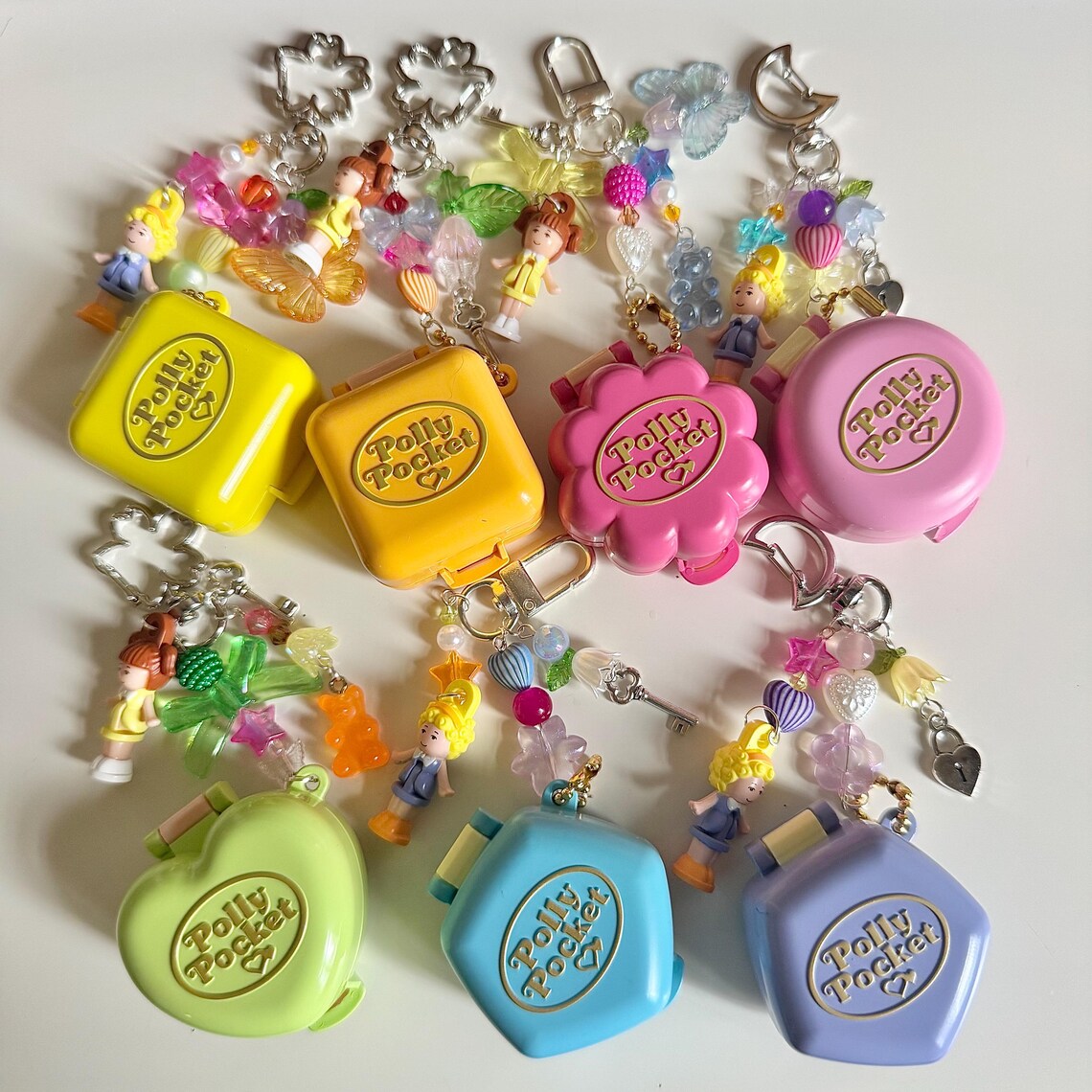 Polly Pocket Beaded Keychains - Etsy