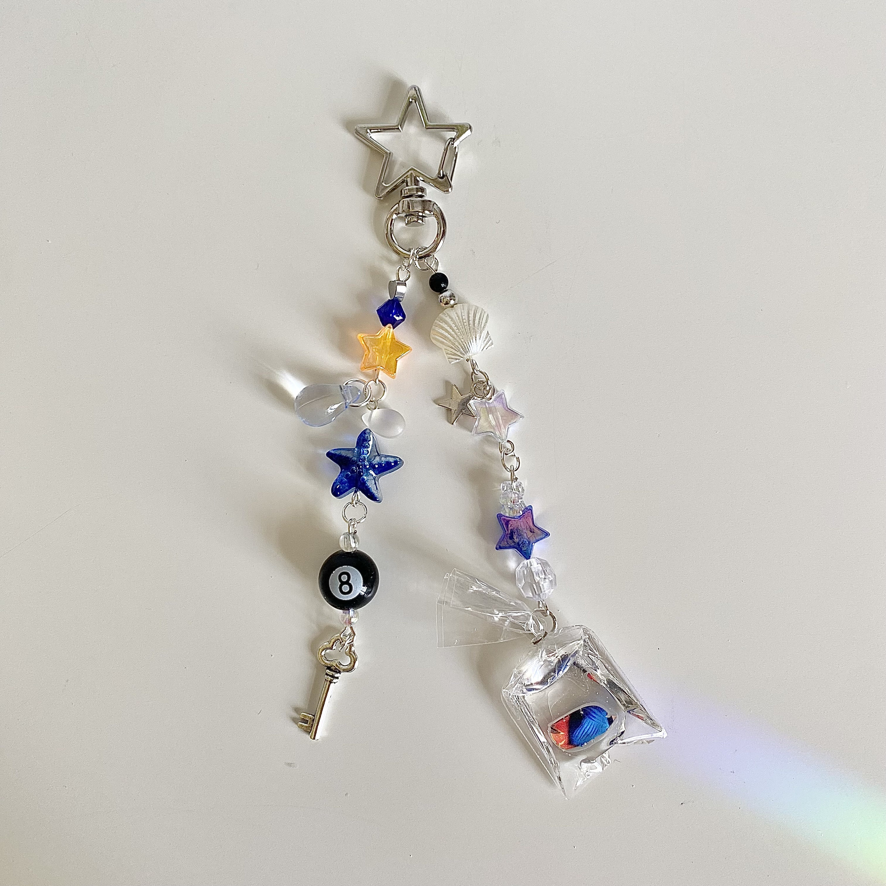 Y2K Fish Beads Keyrings Keychains - Etsy