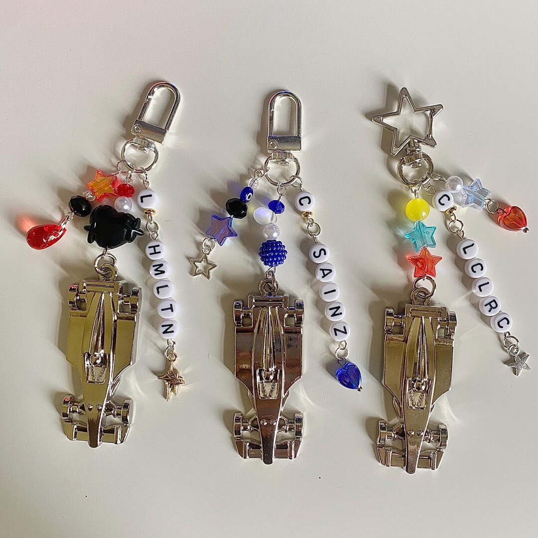 Formula 1 F1 Beaded Keychains - Etsy