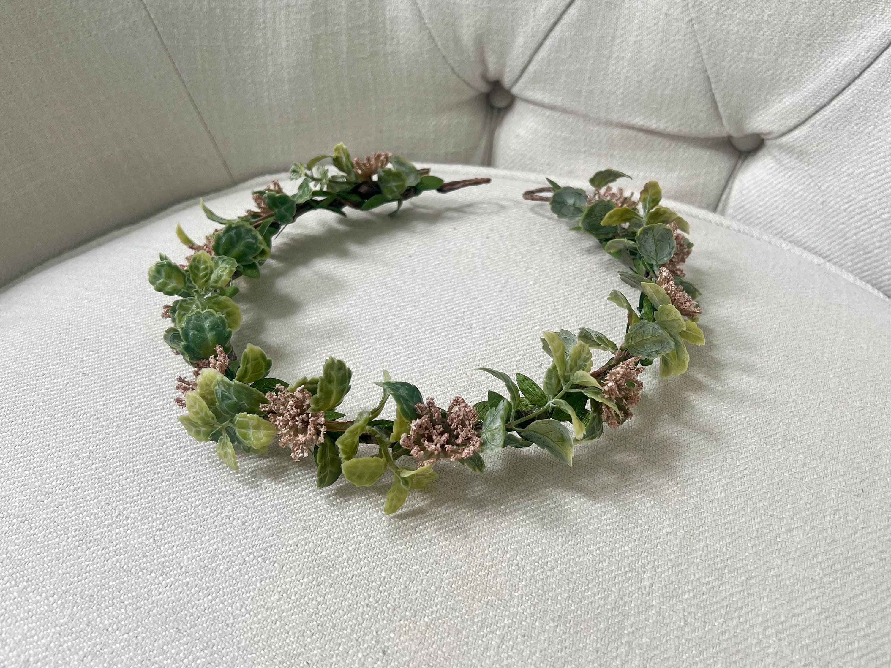 Fairycore Flower Crown | Faux Greenery and Blossoms | Cottagecore ...