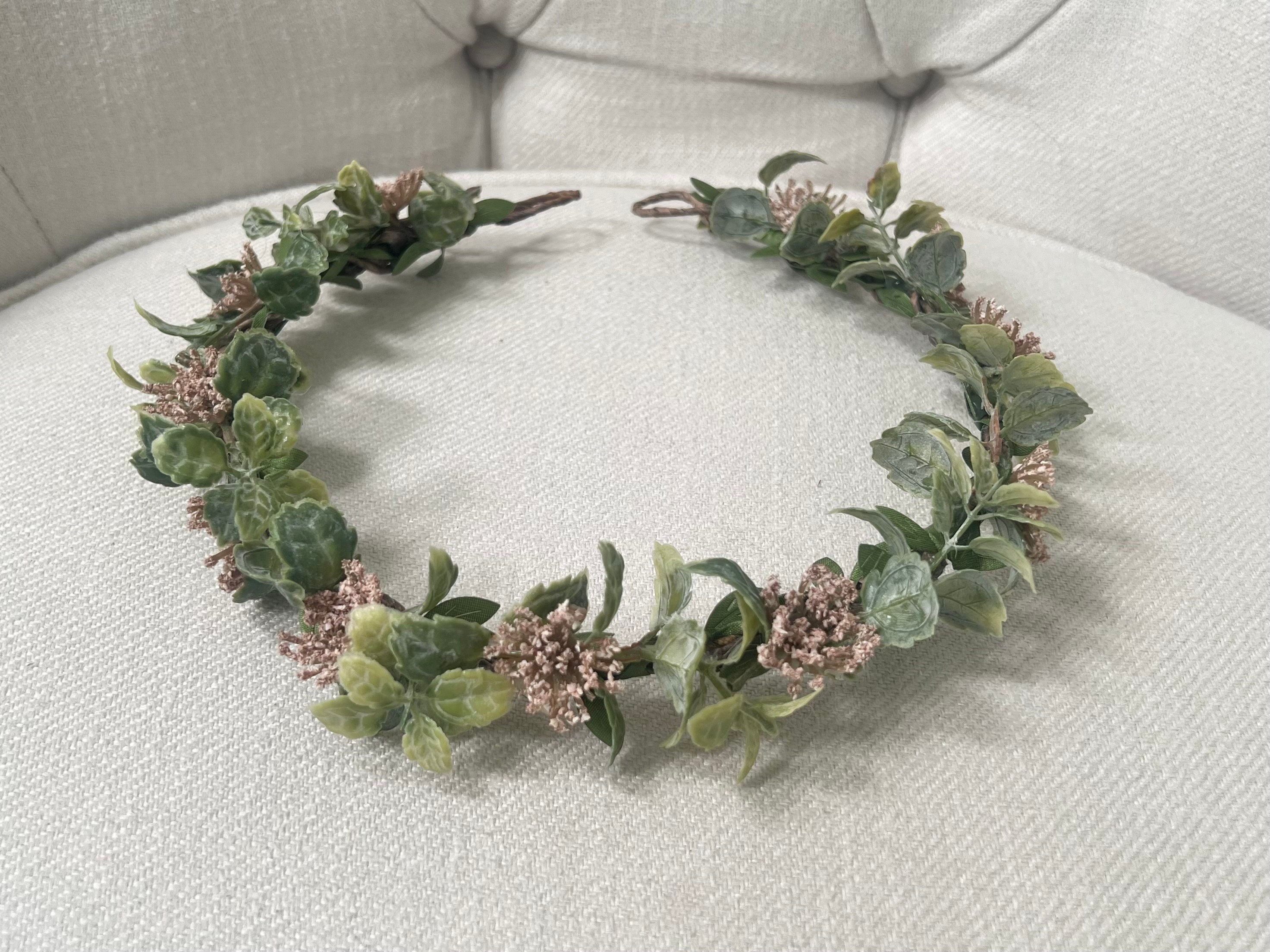 Fairycore Flower Crown | Faux Greenery and Blossoms | Cottagecore ...