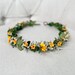 CUSTOM COLORS Fairycore Flower Crown REAL Eucalyptus & Faux Blooms ...
