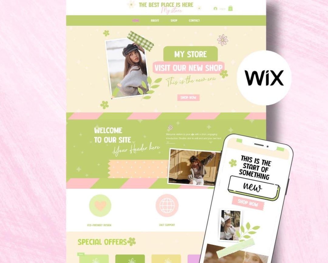 Wix Website Template for Business Coach Influencer Small Businesses ...