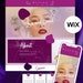 Wix Website Template Theme Purple Website Design Services and Blog ...