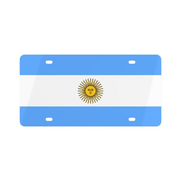 Argentina License Plate - Etsy
