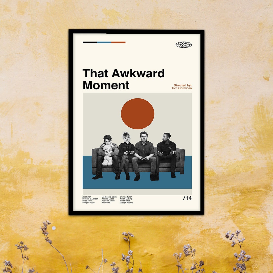 That Awkward Moment Poster Minimalist Poster Vintage Poster - Etsy