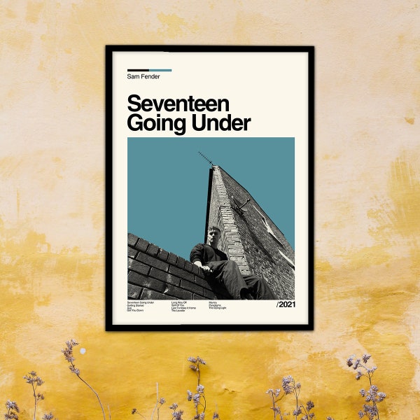 Minimalist Sam Fender Poster - Etsy