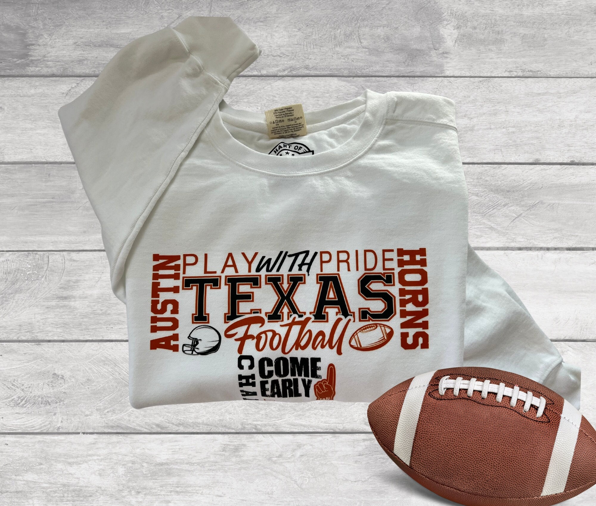 Texas Game Day Shirts, Luxury Brand, Comfort Colors Short Sleeve, Long ...