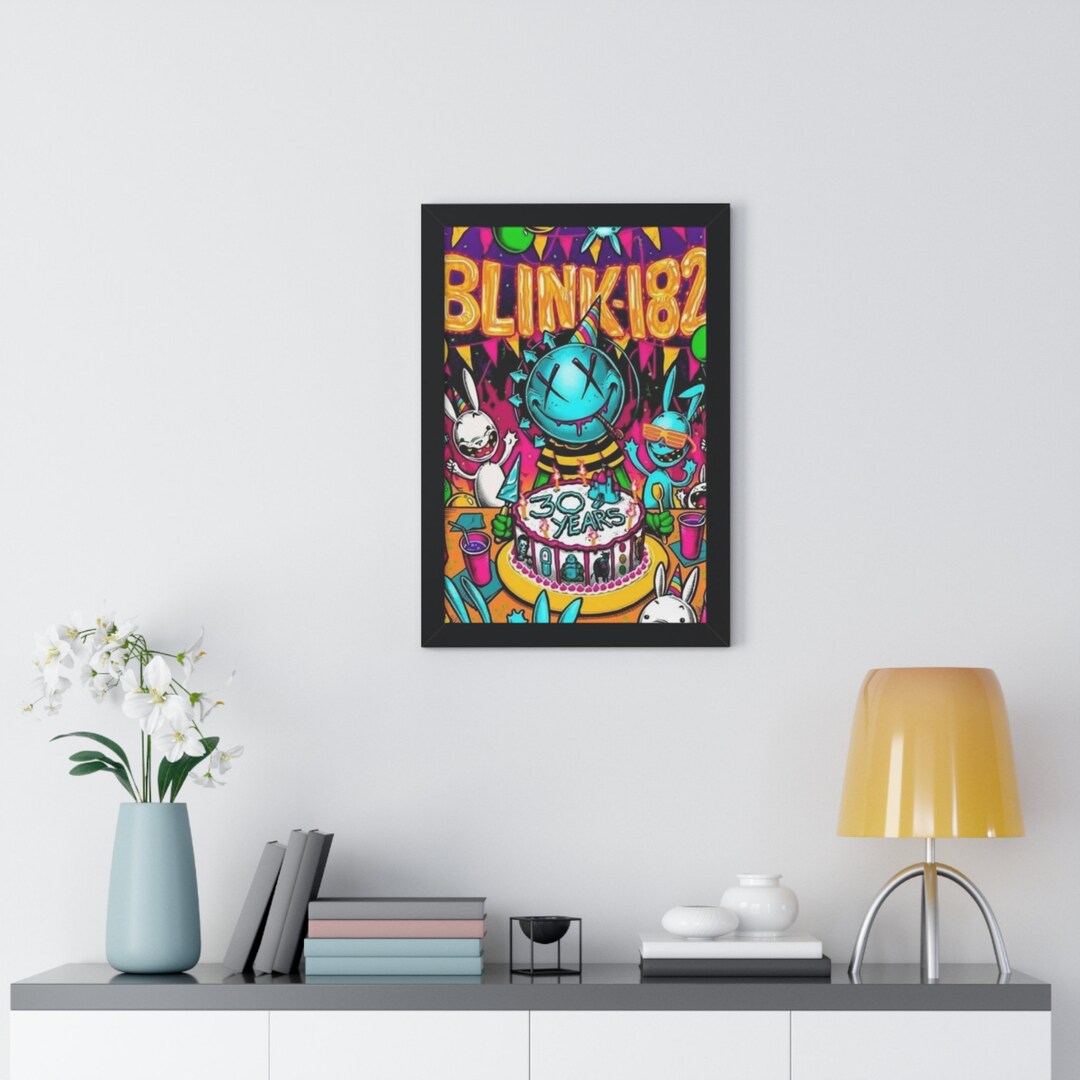 Blink182 30 Year Anniversary Munk One Poster Limited - Etsy