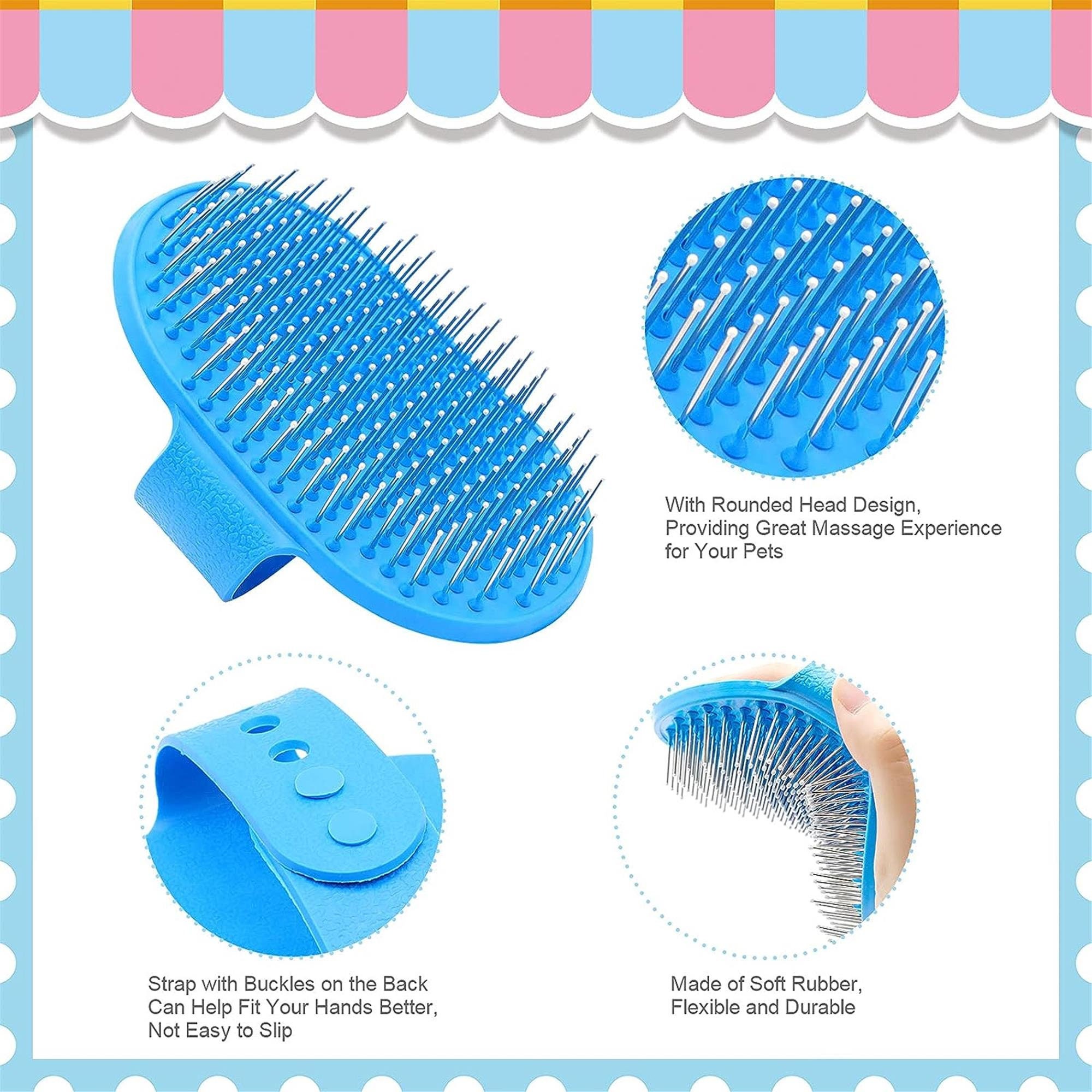 Rabbit Grooming Kit, Rabbit Brush for Shedding With Bunny Nail Clipper ...