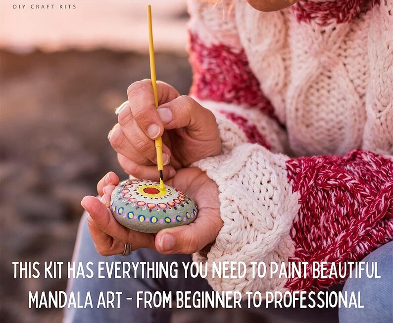Mandala Painting Kit DIY Mandala Art and Craft Dotting Kit for Teen ...