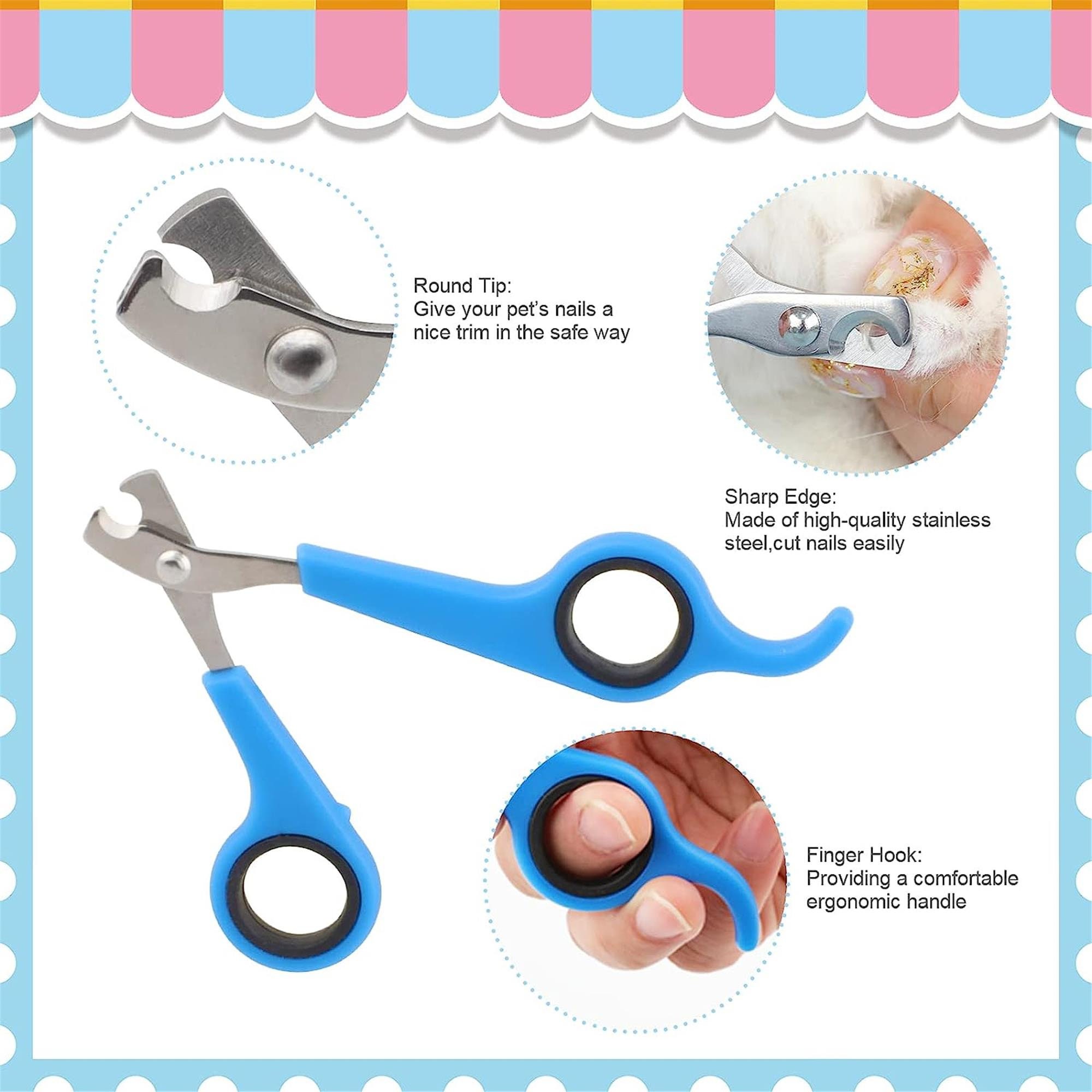 Rabbit Grooming Kit, Rabbit Brush for Shedding With Bunny Nail Clipper ...