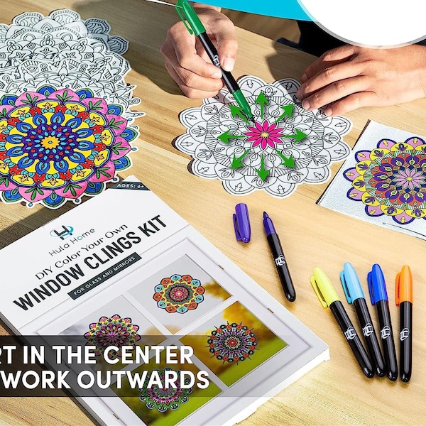 Suncatcher Kit for Adults to Paint - Etsy