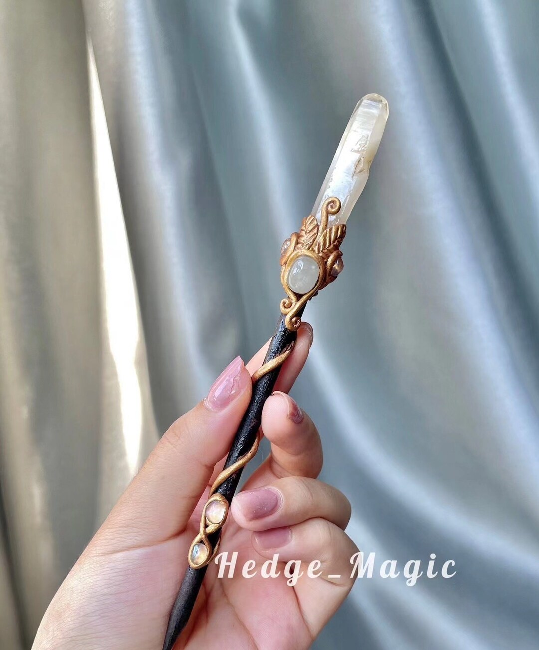 Crystal Wand Magic Wand Handmade ,crystal Wand Wand.witch Wand.cosplay ...