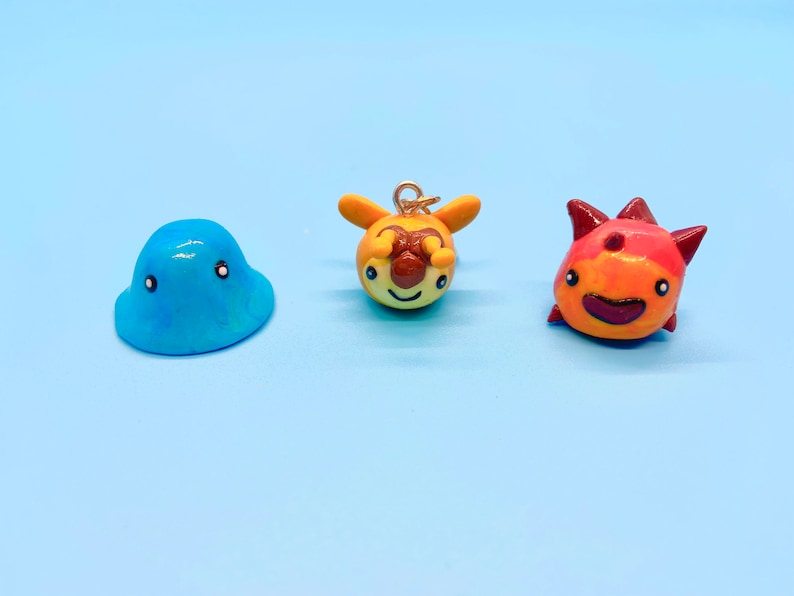 Custom Slime Rancher Inspired Figurines, Cute Slime Figures, Miniature ...