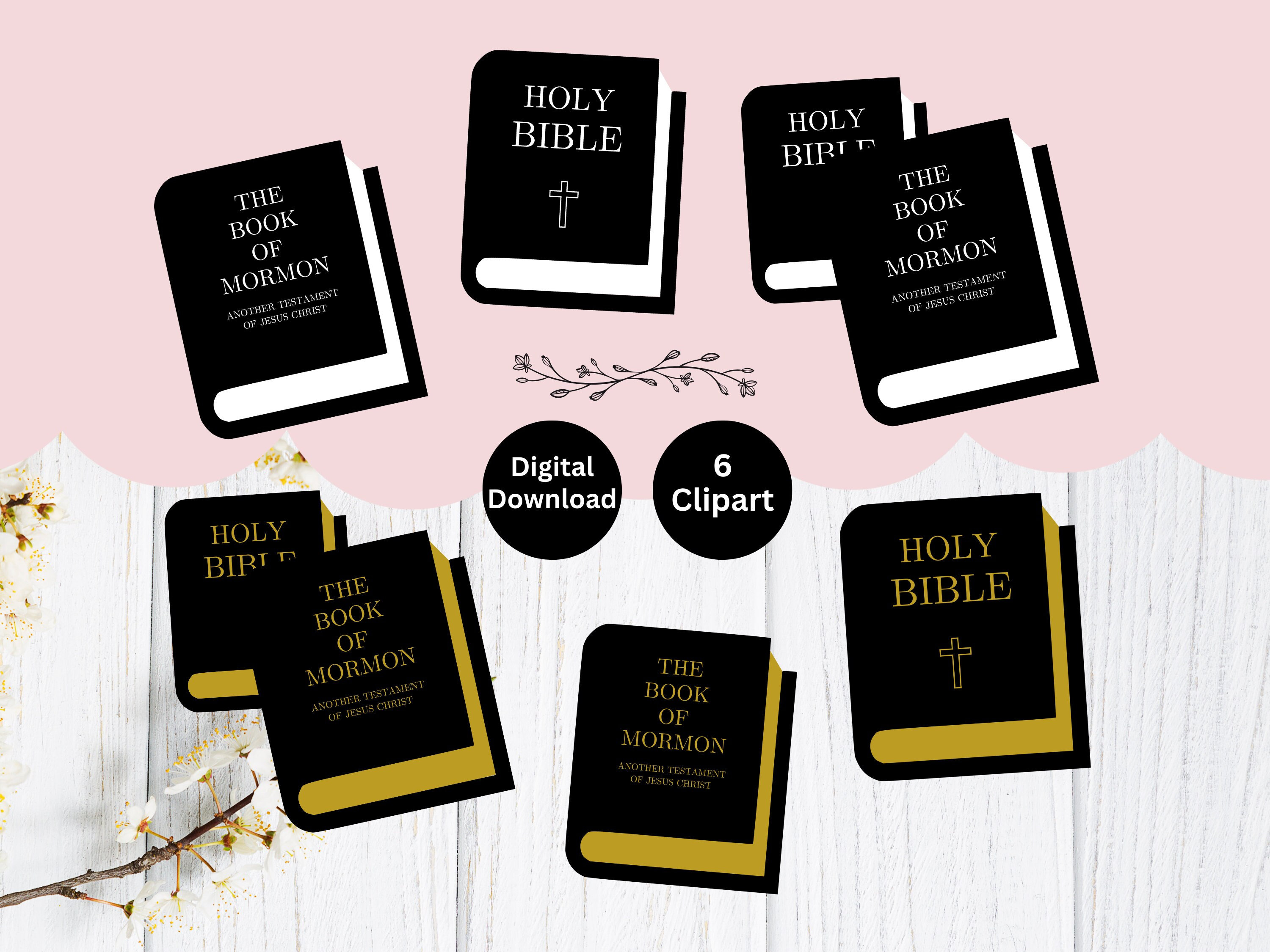 Bible and Book of Mormon Clipart LDS Scripture Clipart Images Scripture ...