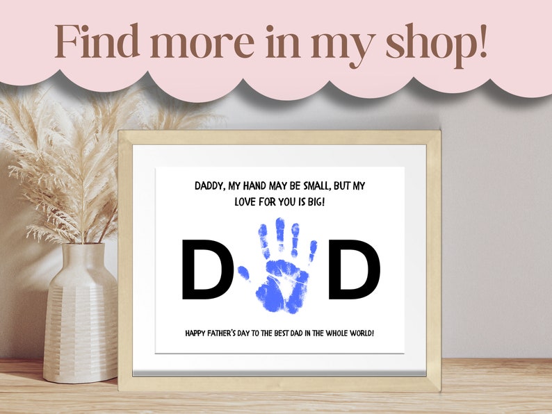 Father's Day Sunshine Handprint Daddy Gift From Kids Father's Day Kids ...