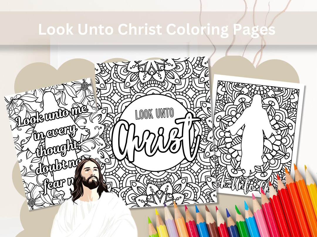 Jesus Christ Coloring Pages | LDS Youth Faith Coloring Printable ...