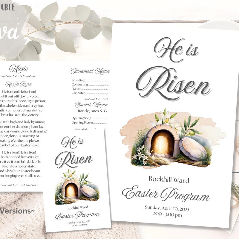 Easter Kids Bulletin - Etsy