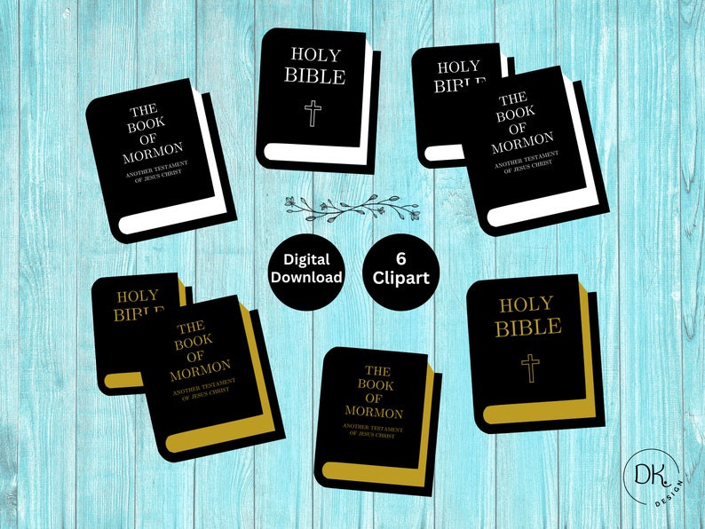 LDS Scripture Clipart Set: Book of Mormon PNG Images (commercial Use ...